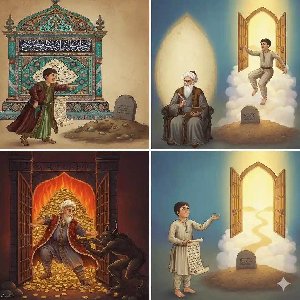 The son of the rich and the son of the poor