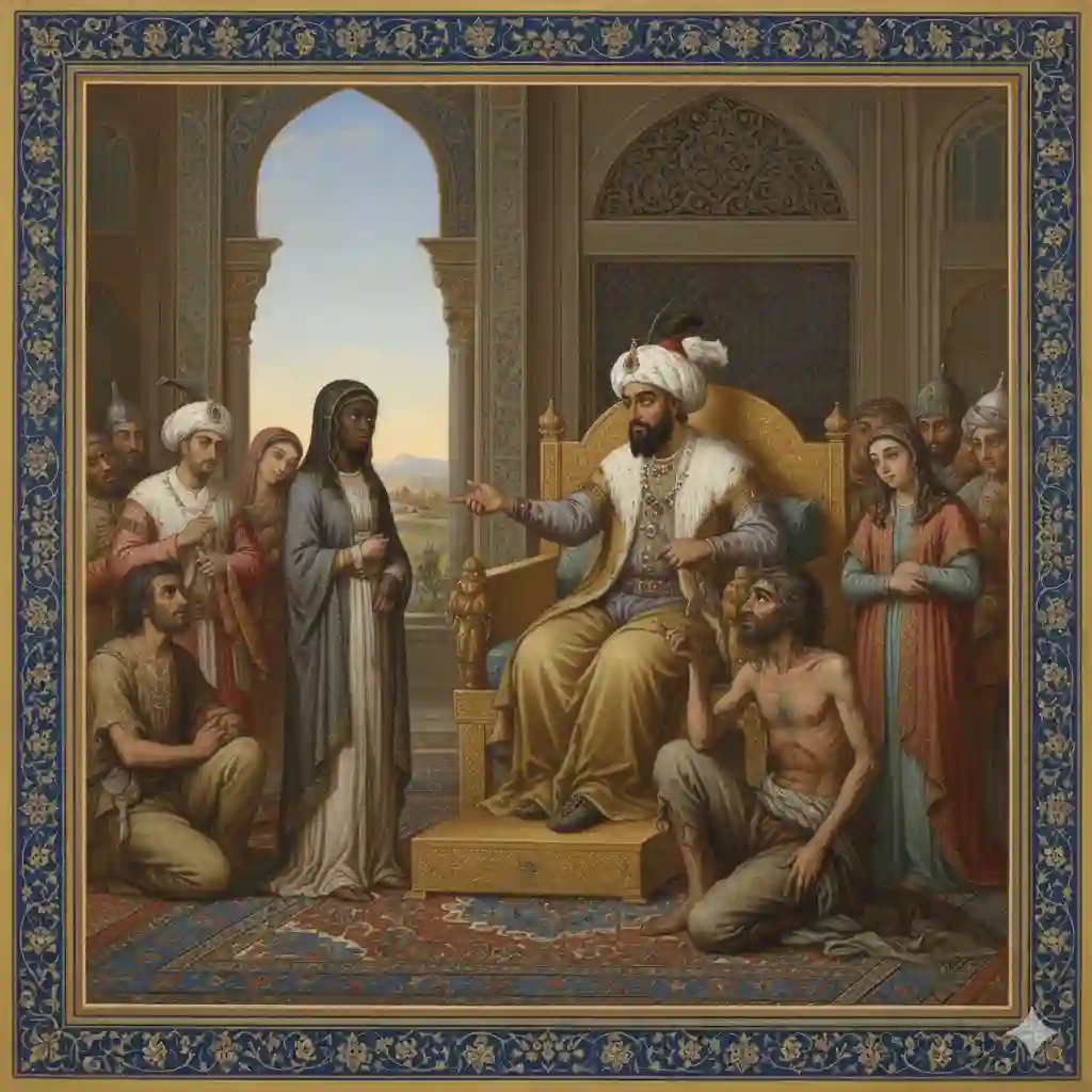 The story of Majnun Layla from Saadi's point of view